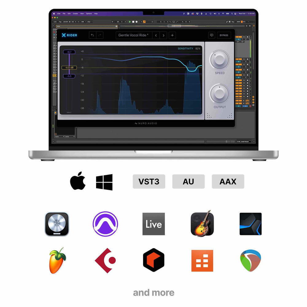 Xrider - Perfect vocal rides in your mix, automatically.